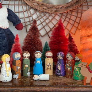 Wood Peg Jumbo Man People, Natural Peg Toy, Unfinished Peg Person ...