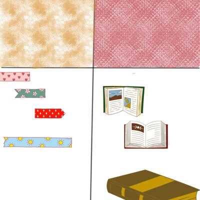 Vintage Torn Paper Digital Stickers Set Sticky Notes, Washi Tapes ...