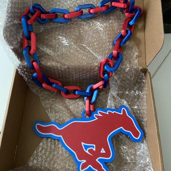 Custom Fan Chain Giant Logo Necklace Sports Homerun Turnover Jumbo ...