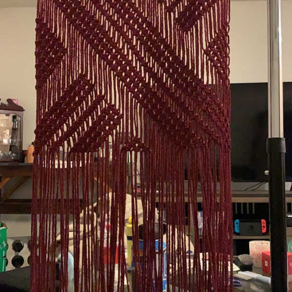 TABLE RUNNER Pattern - Macrame Tutorial - "colorio" - DIY Macrame Boho Pdf Pattern, Instruction ...