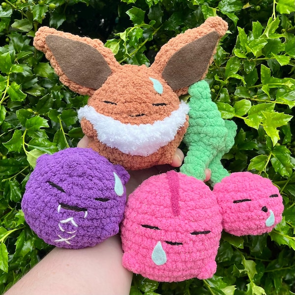 Freezer Bunny & Grim Reaper Plushie Duo – Handmade the Sims Crochet ...