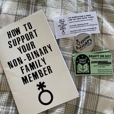 How to Support Your Non-binary Family Member Nonbinary Ally Zine ...