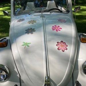 Flower Power Car Magnets | Etsy