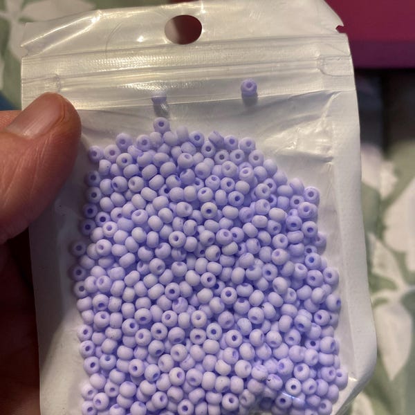 2mm 3mm Matte Cream Color Seed Beads 8/0 12/0 - High Quality Seed Beads ...