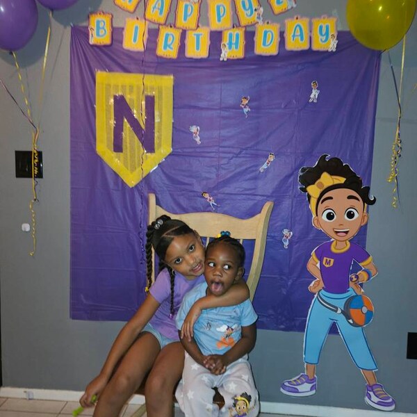 Meekah Inspired Cake Topper, Shaker Caketopper for Meekah’s Keepsake ...