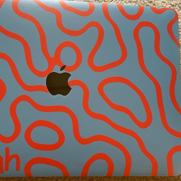Retro MacBook Case Abstract Vintage MacBook Pro 13 16 Air 13 2020 12 15 ...