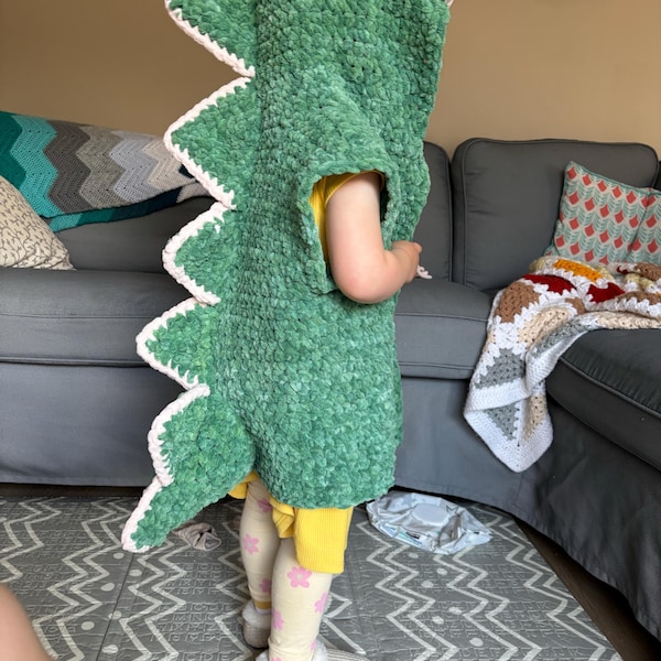 KIDS' Dinosaur Vest Crochet Pattern | 0 to 5 Years | Pattern is in ...