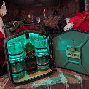 20 L Custom Jerry Can Mini Bar for a Gift, Chess Set Present for the ...