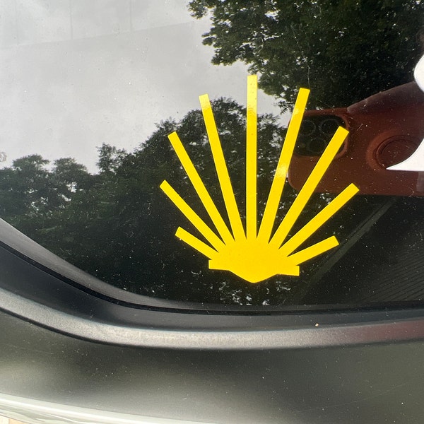 Camino De Santiago Shell Classic Vinyl Decal Bumper Sticker for Camino ...