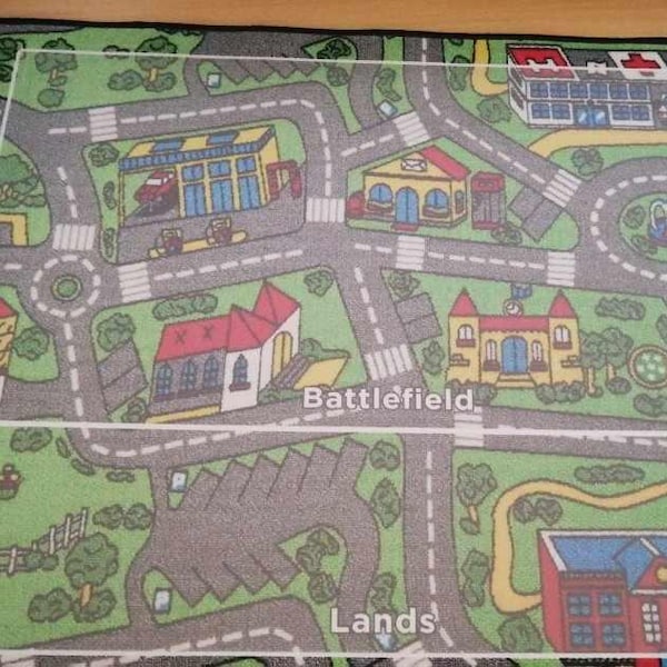 Magic on the Streets Zoned MTG Playmat (commander Specific) With ...