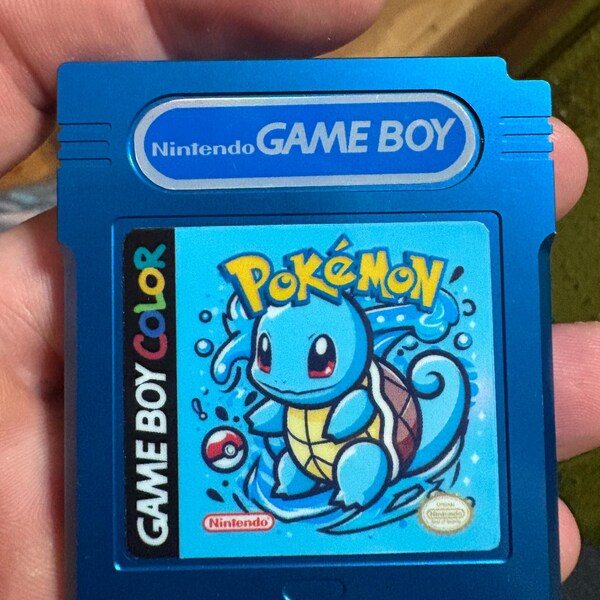 Ancient Mew GBA Holographic Label - Laminated Replacement Label for ...