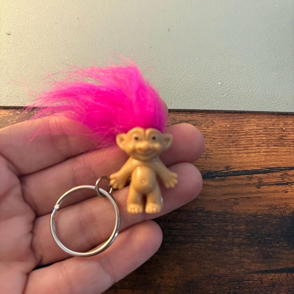 Mini Vintage Troll Magnet - Etsy