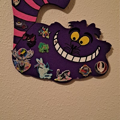 Cheshire Cat Pin Board, Alice in Wonderland Pin Board, Cheshire Cat Pin ...