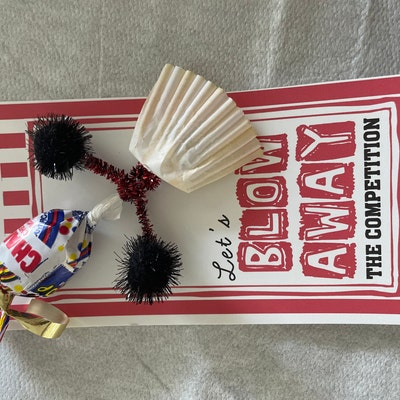 Blow Away the Competition Motivational Team Treat Tags - Etsy