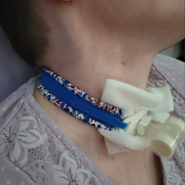 5 Custom Reusable Trach Ties - Etsy
