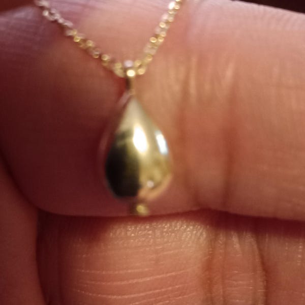 14K Solid Gold Bar Cremation Urn Necklaces, Necklaces for Ashes ...