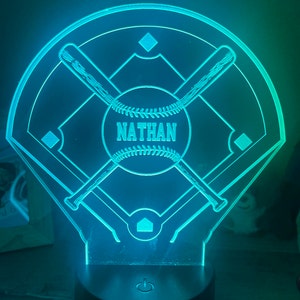 Football Player LED Gift, LED Night Light Room Decor, Personalized ...