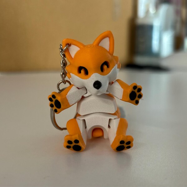 Articulated Baby Fox Fidget Toy Gift Home Decor - Etsy