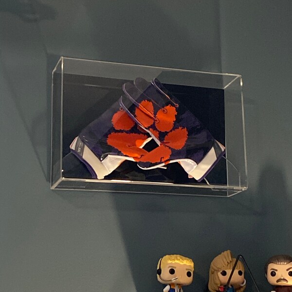 Pylon Wall Mount Acrylic Display Case NFL NCAA Size UV Protection ...