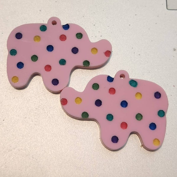 Cow Squish Keychain Layered Acrylic SVG PNG DXF Pdf File | Laser Cut ...