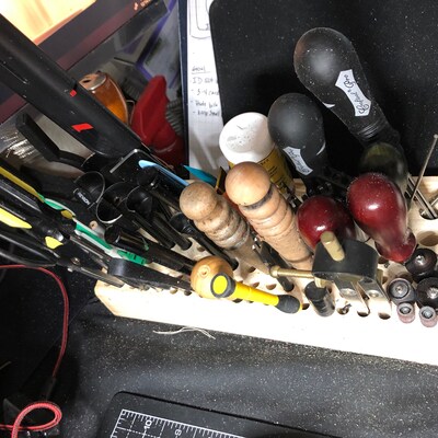 Craftool Wood Tool Holder Diy Craft - Etsy