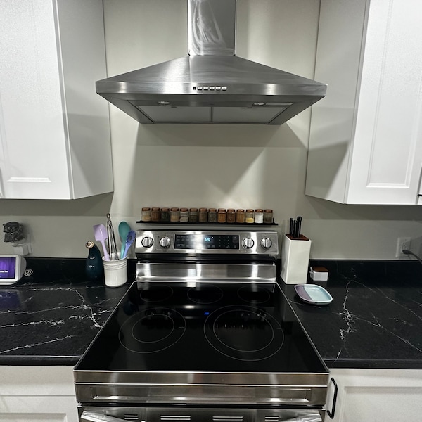 30" Over-the-range Modern Metal Ultraledge(r) Floating Shelf / Display ...