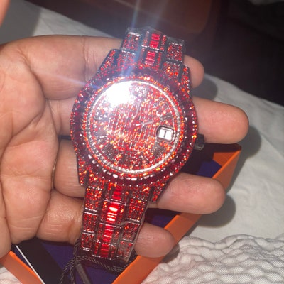 Hip Hop Iced Out Watch - Etsy