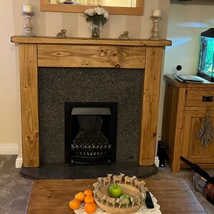 Hand Made Chunky Rustic Bespoke Solid Fire Surround Made to - Etsy UK