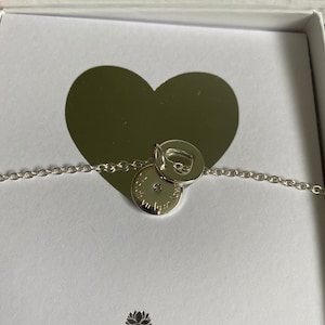 Personalised Secret Message Heart Birthstone Bracelet Summer Jewellery ...