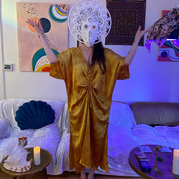 Laser Cut Deity Mask Festival Fashion Sacred Geometry God Headdress ...