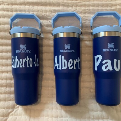 Stanley Cup Accessories, Monogram Decal, Monogram Sticker, Name Sticker ...