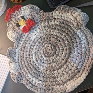 Crochet Pattern for the Swanky Chicken Trivet Potholder PDF - Etsy