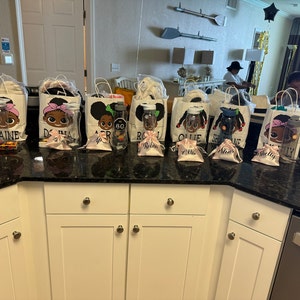 Personalized Movie Themed Party Cups With Striped Straws and Lids ...