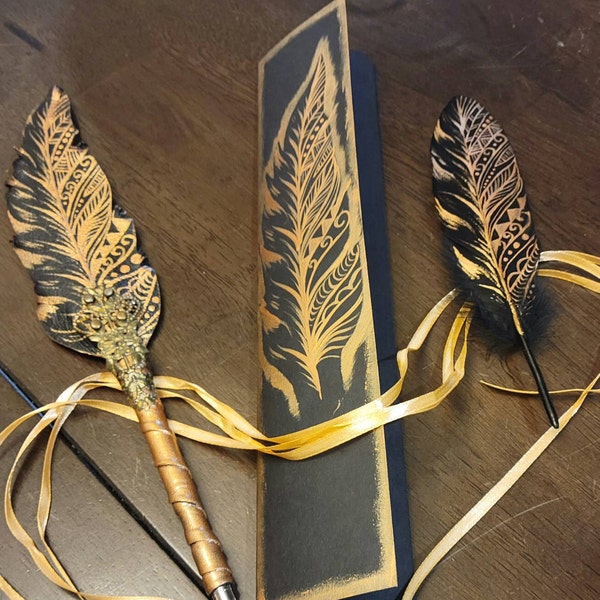 Magic Bird Wing, Custom Fountain Pen,wedding Pen,quest Pen,fantasy ...