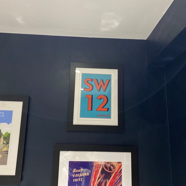 BS BRISTOL Postcode Print. Custom Personalised Postcode Typography Art ...