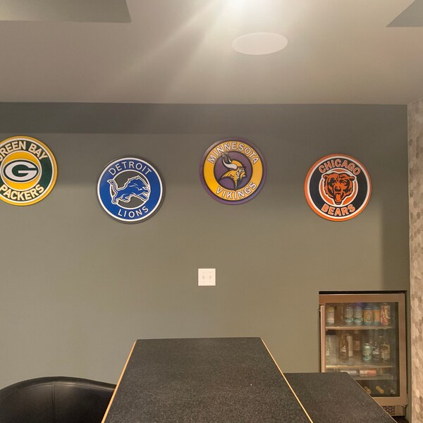 Wooden Houston Oilers Wall Decor - Etsy