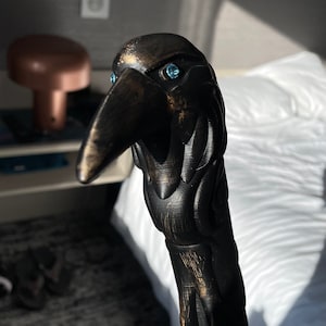 Crow Canehead - Etsy