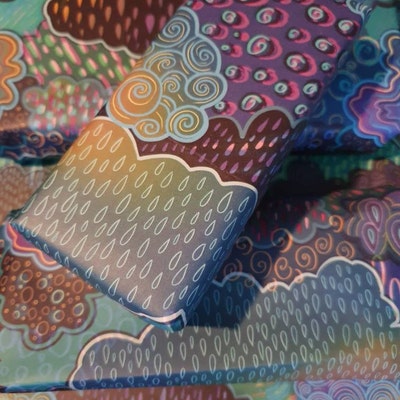 Colourful Storm Cloud Gift Wrap Wrapping Paper - Etsy
