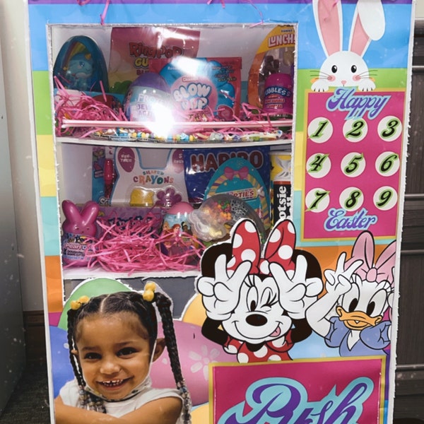 Custom Family Vending Machine Template, Boy Birthday Gift, Boy Easter ...