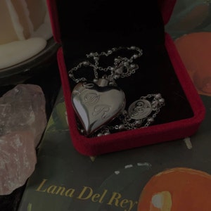 LDR Lana Style Stainless Steel Heart Necklace 3.0 Silver - Etsy