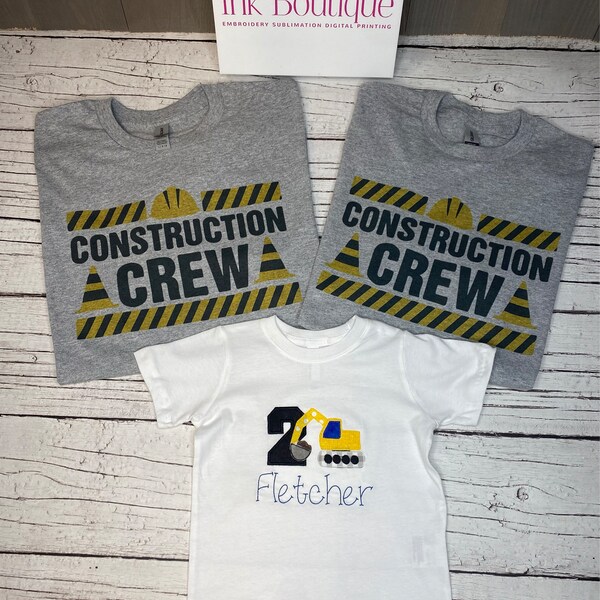 Vintage Excavator Applique AAEW for Embroidery Digital Design - Quick ...