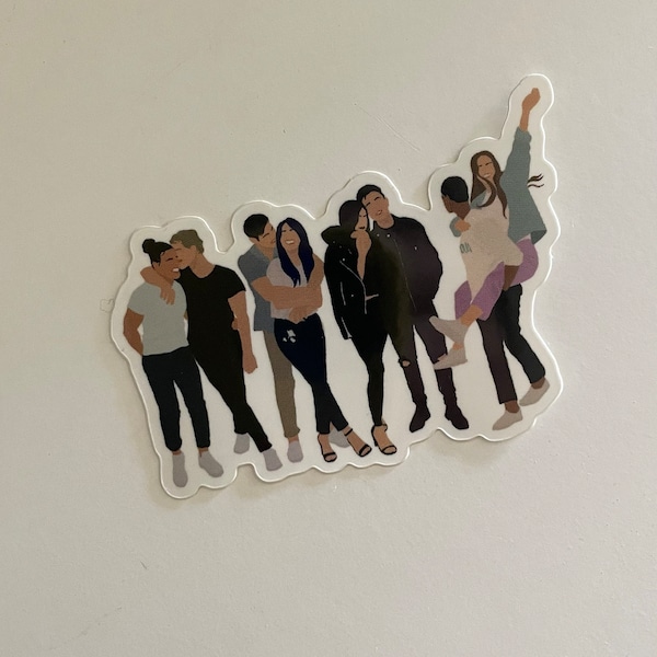 Zodiac Academy Gang Sticker | Lance Orion, Darius Acrux, Geraldine Grus ...