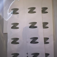 White Matte Logo Stickers, Custom Round or Square Labels, Envelope ...