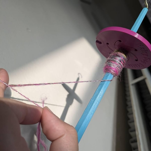 Turquoise (imperfect)- Top Whorl Spindle, Travel Spindle, Travel ...