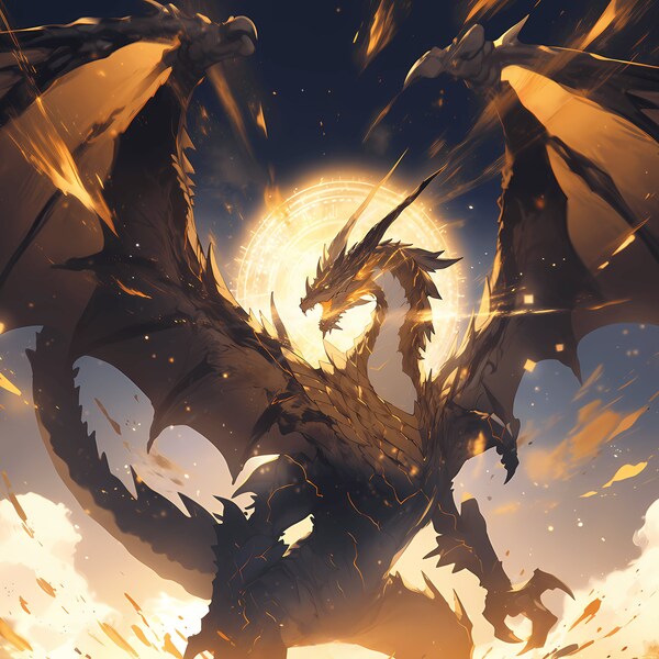 Phoenix Stained Glass Digital Print - Etsy