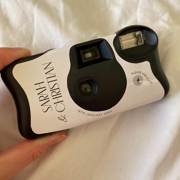 Kodak Disposable Camera Wrap Sticker, Light Brown Wedding, 2 X Sticker ...