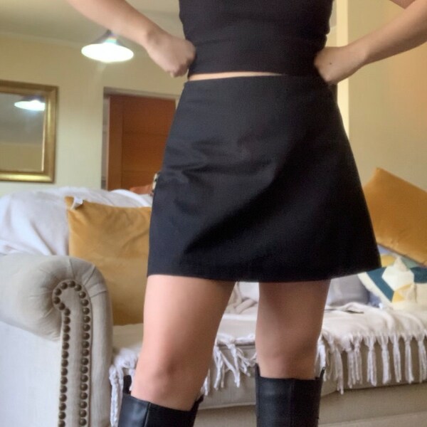 A-line Micro Mini Skirt PDF Sewing Pattern | Low-waist & High-waist | 3 ...