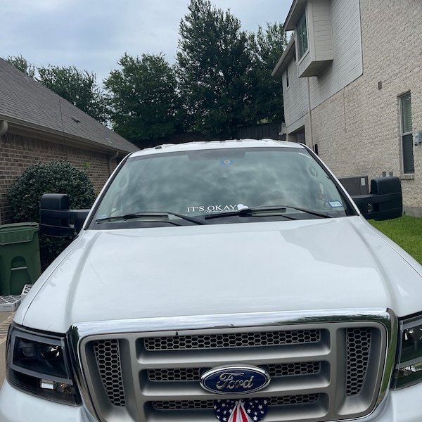 It's Okay Windshield Window Car Decal Sticker Banner Graphics Vinyl JDM ...