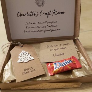 Christmas Gift Tags White Wooden Tree on Rustic Kraft Brown Tag Sets of ...