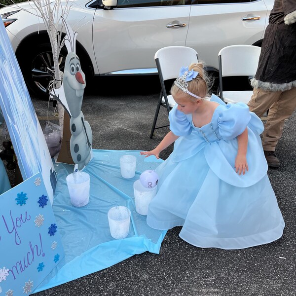 Royal Blue Flower Girl Ball Gown - Baby Blue Princess Dress - Toddler ...